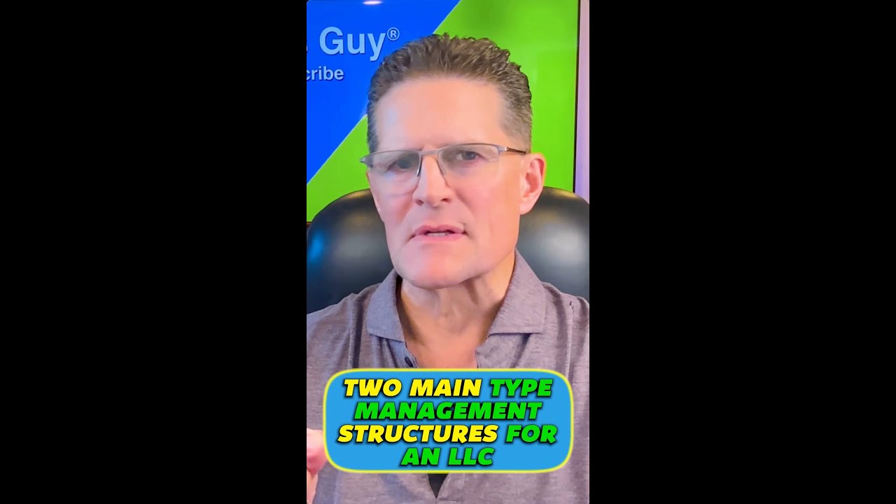 LLC: When to Choose Member vs. Manager Managed - YouTube