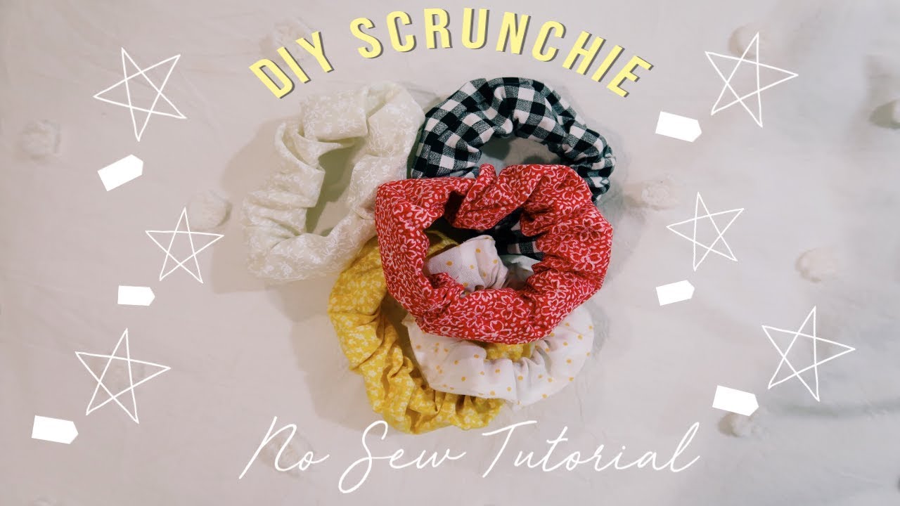 DIY No Sew Scrunchie!!! - YouTube