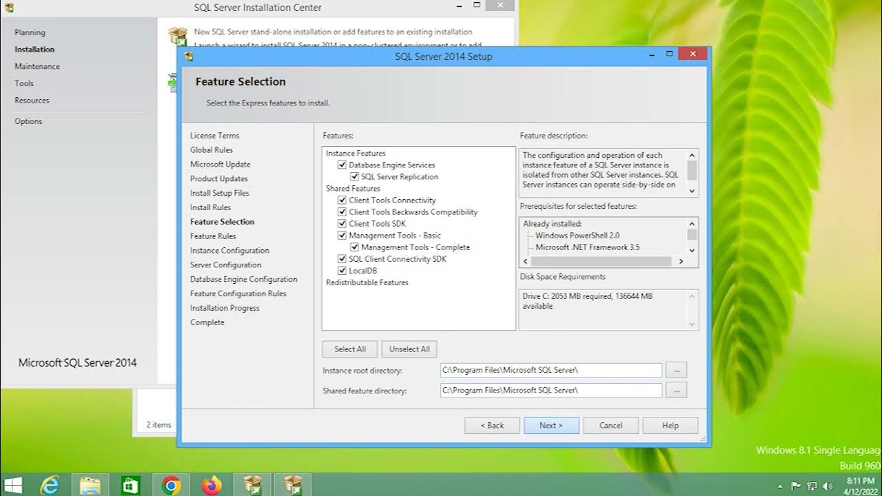 Tutorial Install SQL Server 2014 - YouTube