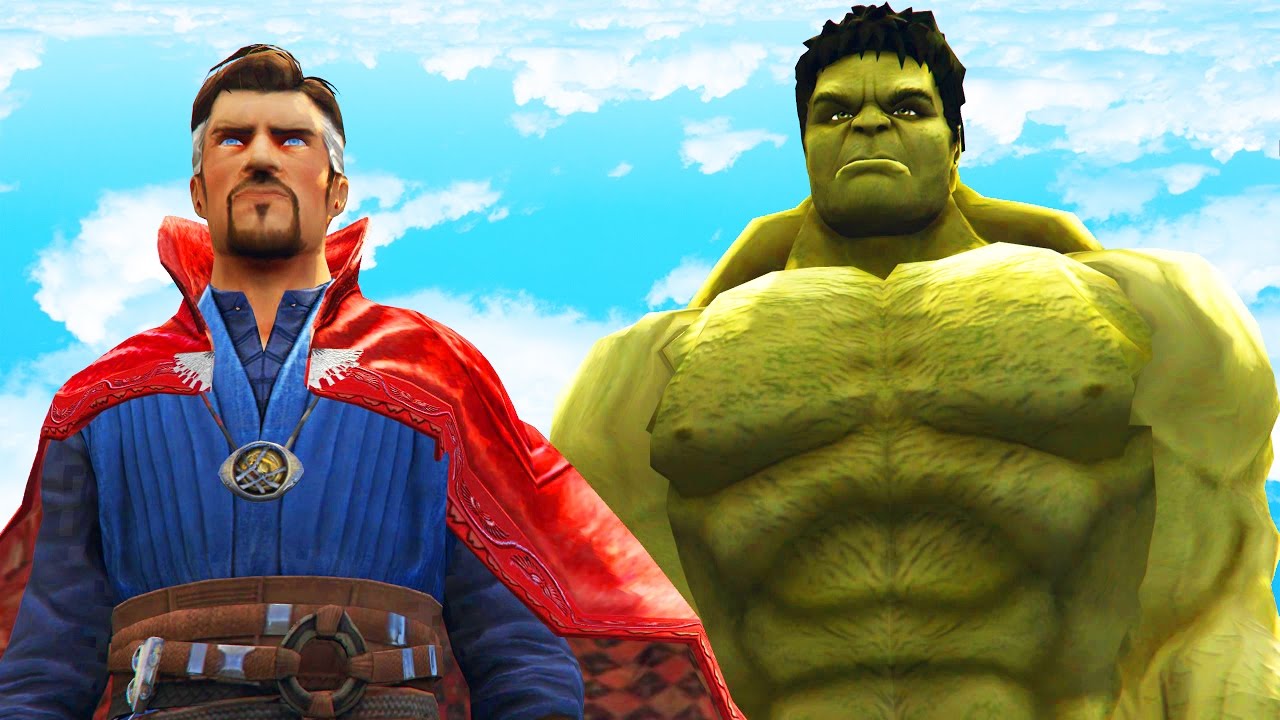 Hulk Rojo Contra El Doctor Strange Red Hulk Se Cuela Entre Los