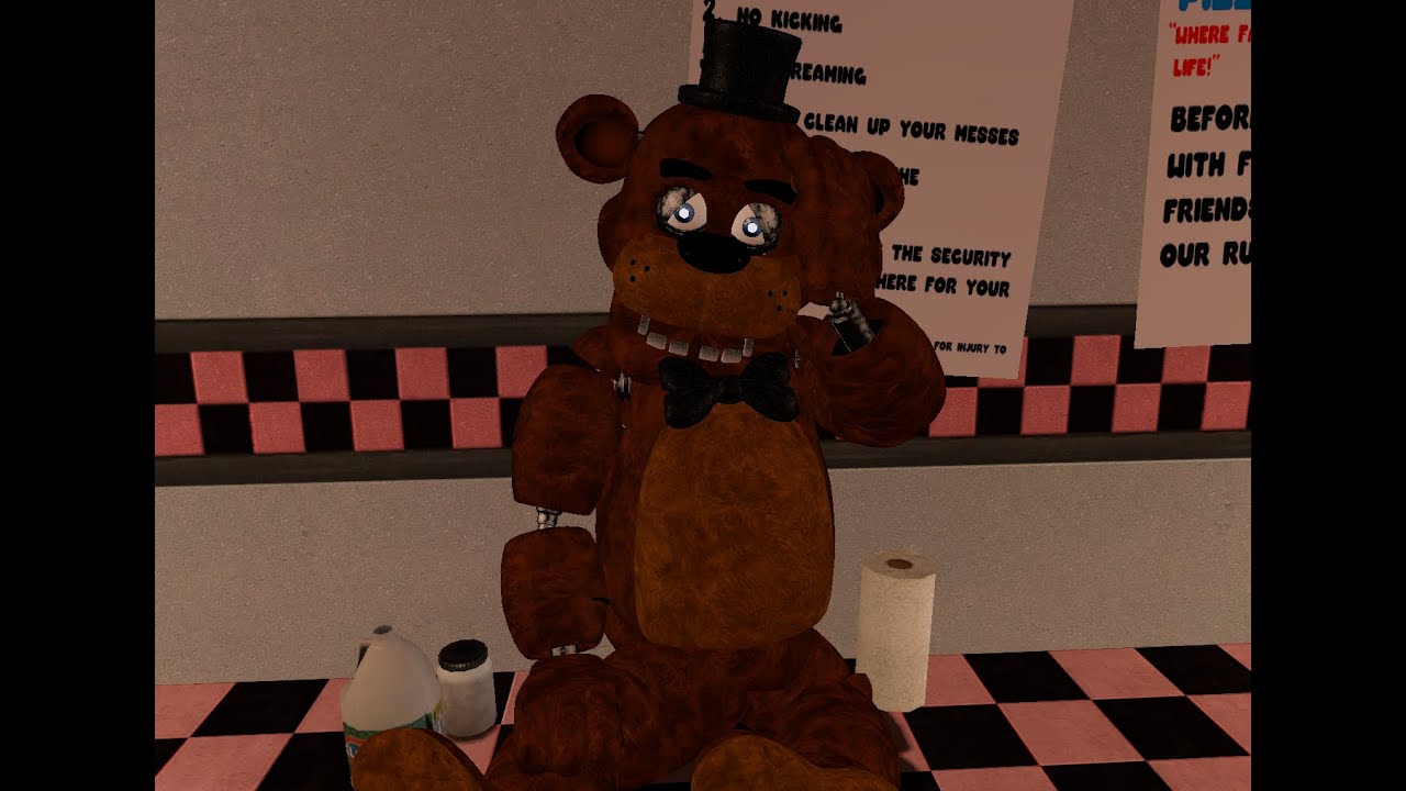 Gmod FNAF | Freddy's Bad Sickness! - YouTube