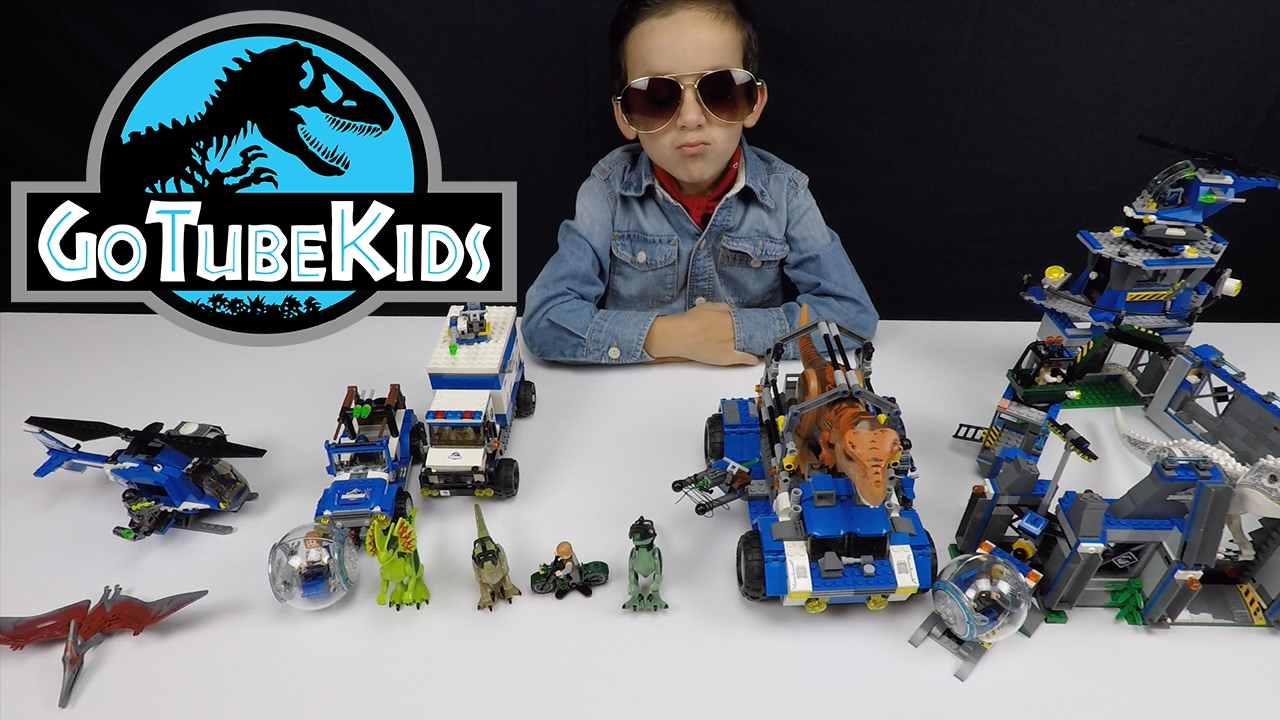 LEGO JURASSIC WORLD! Complete Set Showdown. Build, Review, and Play ...