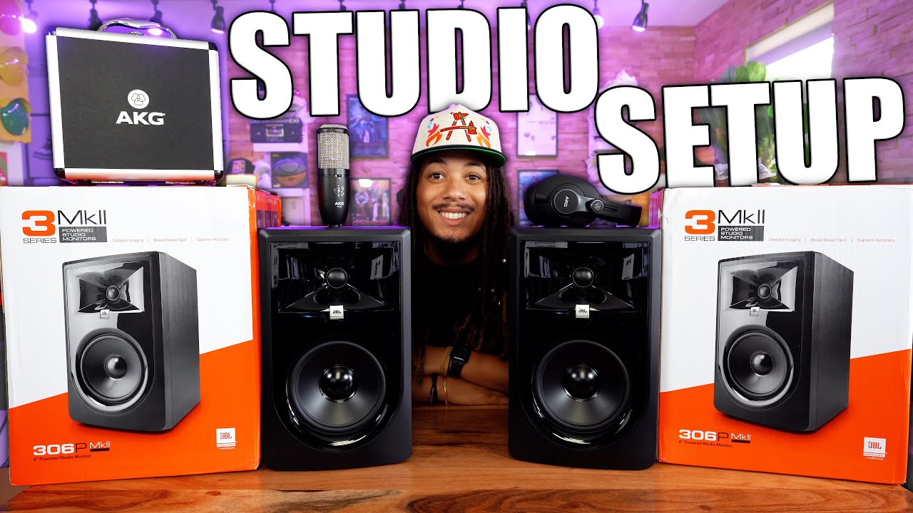 JBL SENT ME A WHOLE NEW STUDIO SETUP !!! INSANE TECH UNBOXING !!! - YouTube