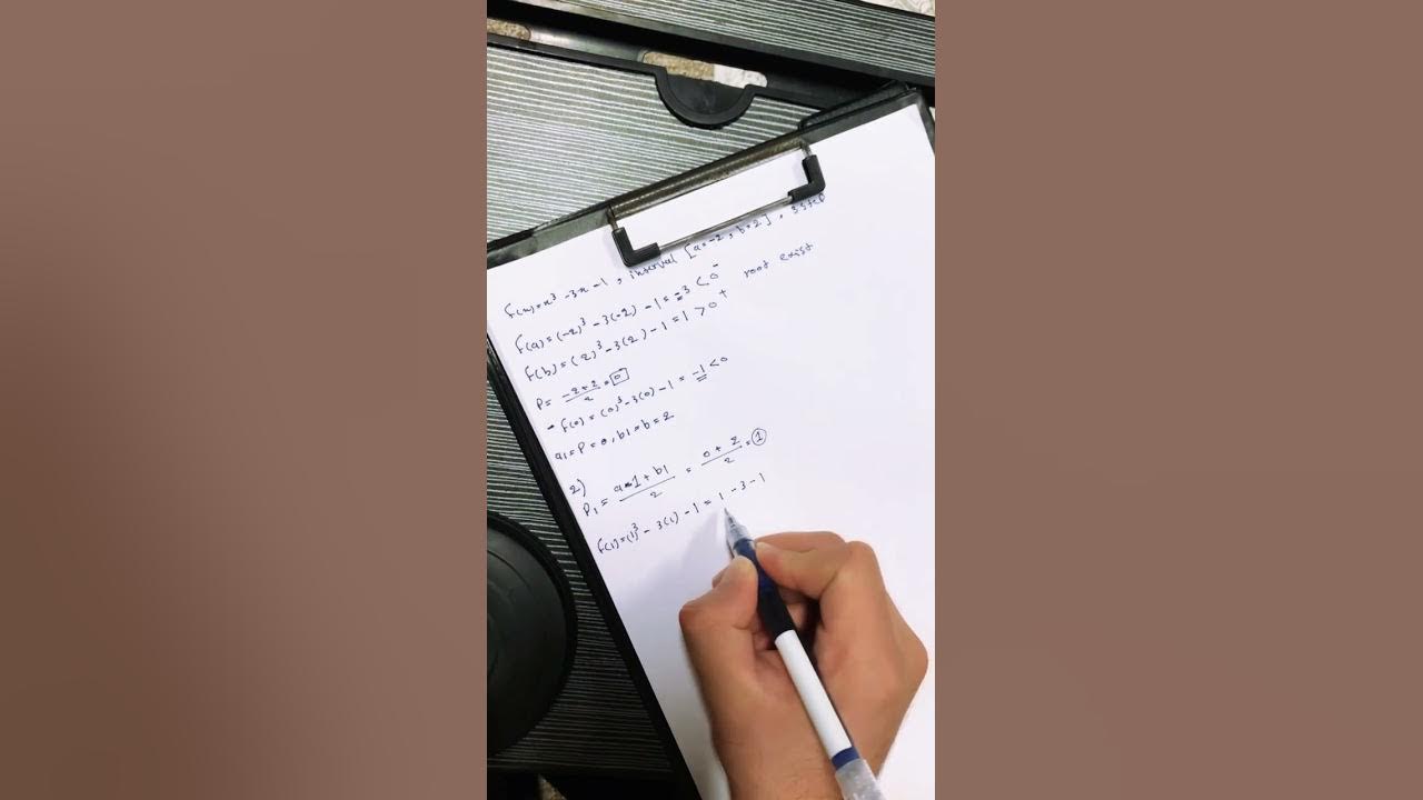 Numerical Analysis- finding root using bisection Method - YouTube