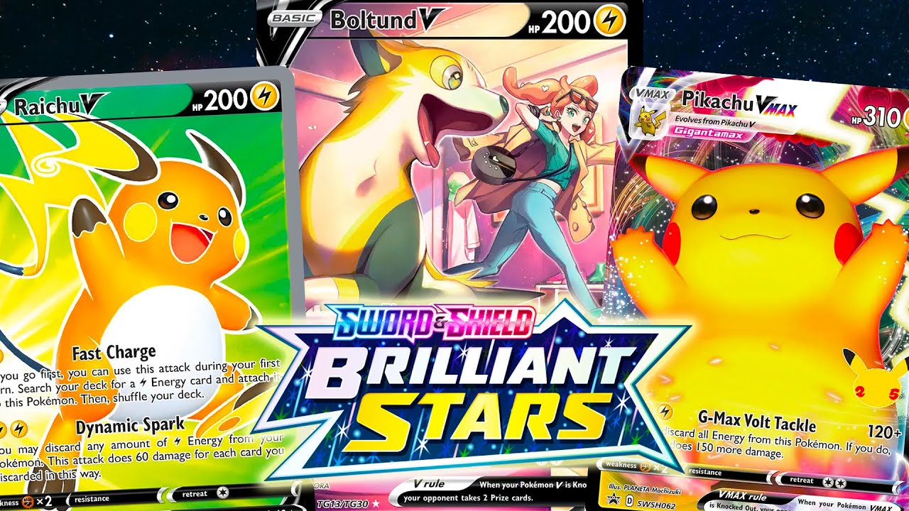 Raichu V & Pikachu VMAX Deck! Good Tag Team?! (Brilliant Stars PTCGO ...