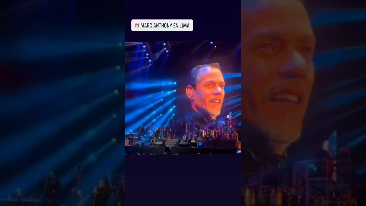 Marc Anthony Lima Perú 2022 - YouTube