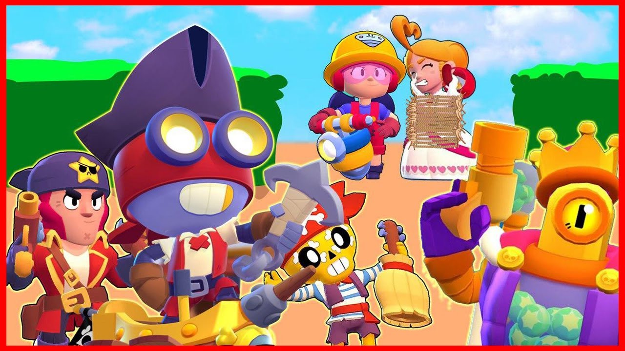 BRAWL STARS ANIMATION | CARL X COLT X POCO X RICO X JACKY X PIPER - YouTube