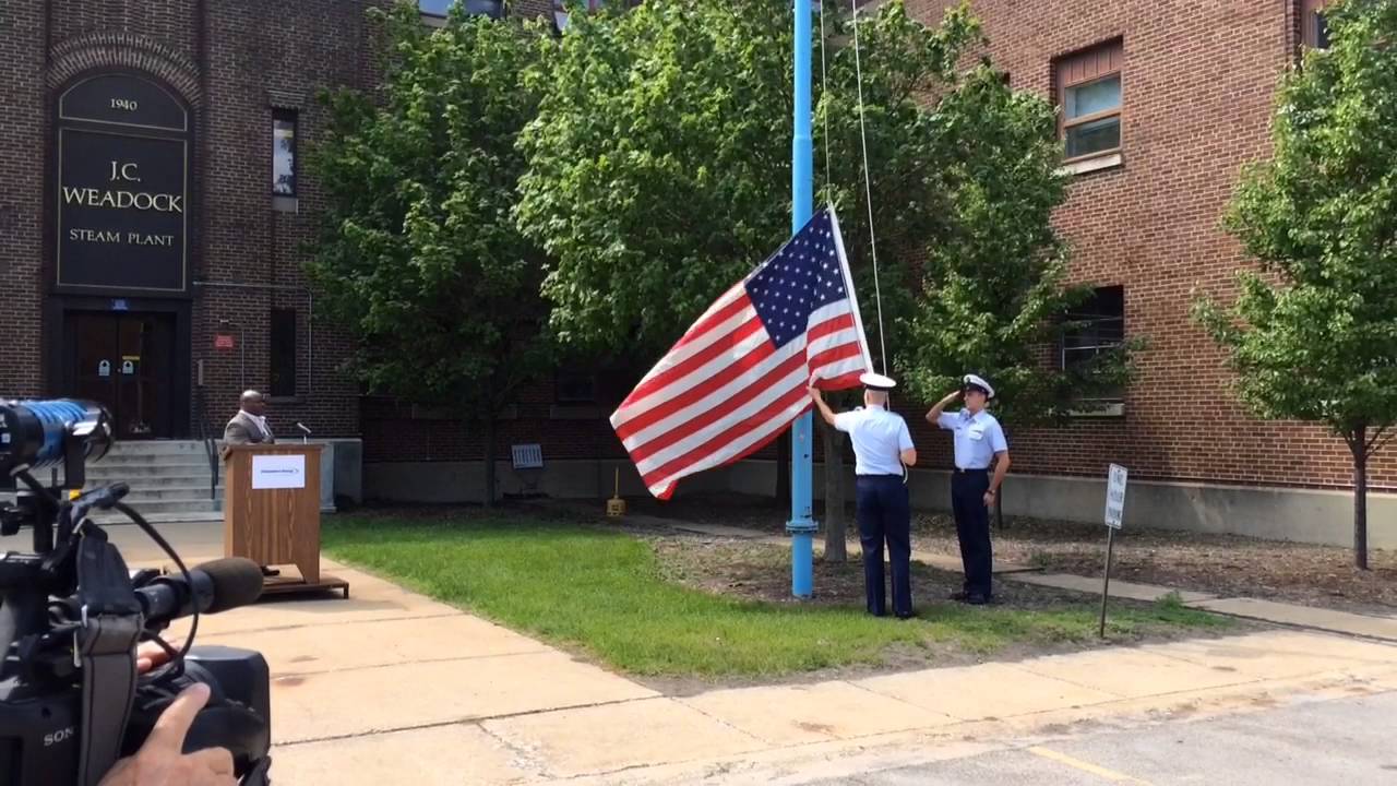 Weadock Flag Lowering - YouTube