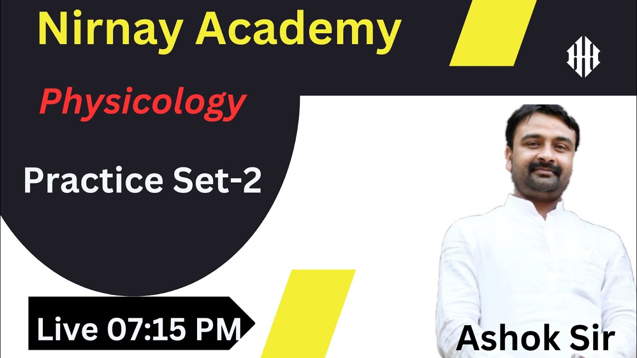 Physicology ( Practice Set-2 ) By- Ashok sir - YouTube