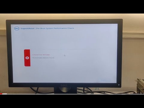 Dell PC no boot device found - YouTube