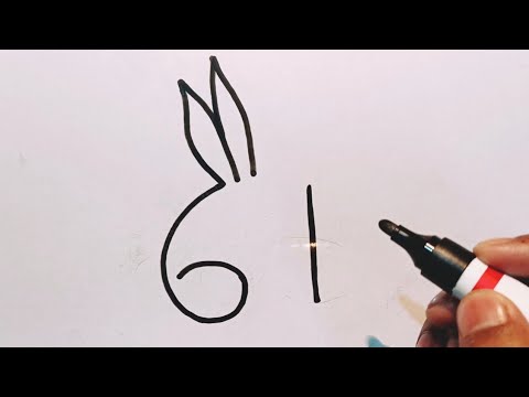 How To Draw A Rabbit Easy Step By Step for Beginners || How To Draw A ...