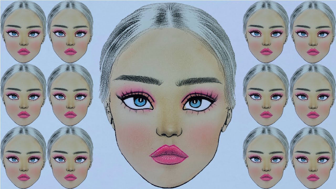 The Only Barbie Makeup You Need - Barbie Girl Makeup Face Chart ...