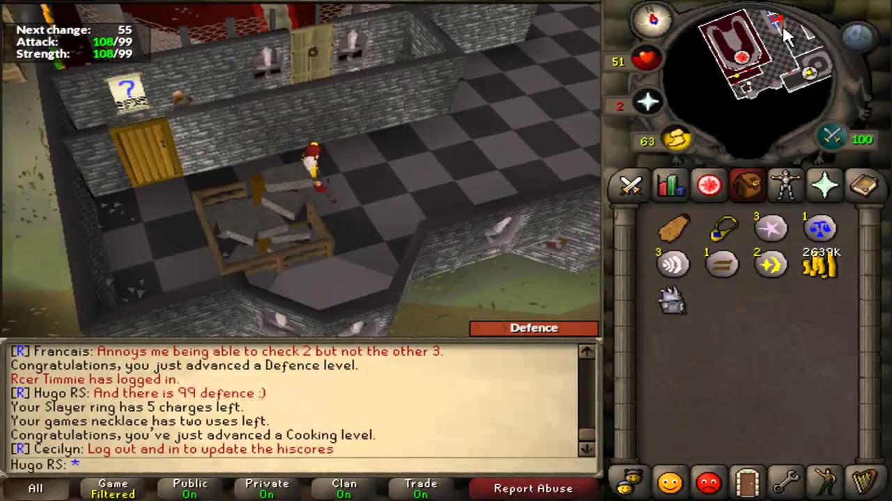[OSRS] 99 Attack, 99 Strength and 99 Defence - YouTube