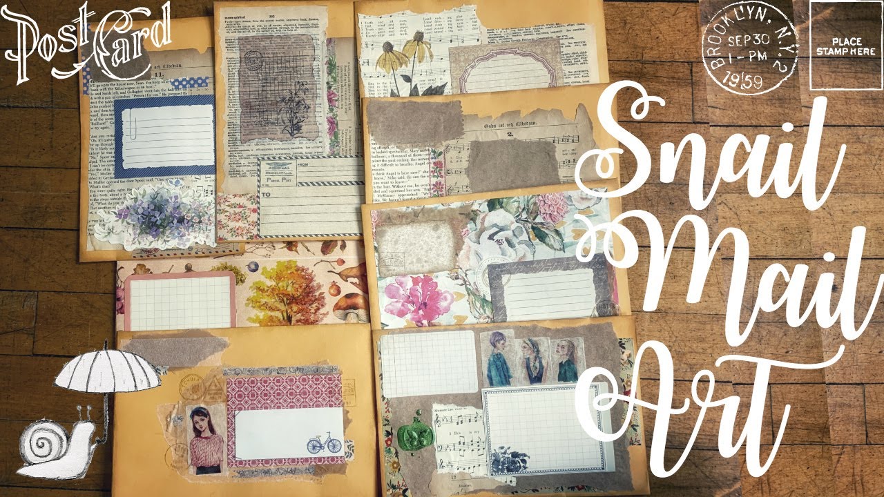 Snail Mail Art | Decorating Clasp Envelopes | Craft with Me | Project ...