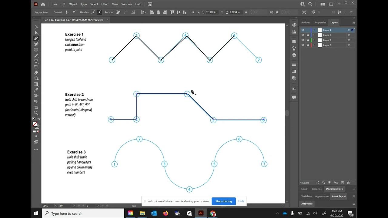 Pen Tool Exercise - YouTube