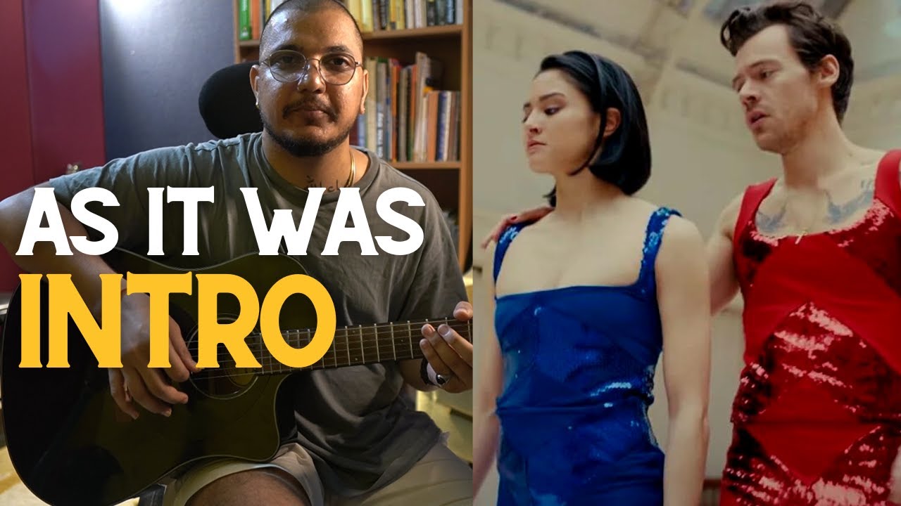 As It Was | Guitar INTRO lesson | Staccato Lesson @Harry Styles - YouTube
