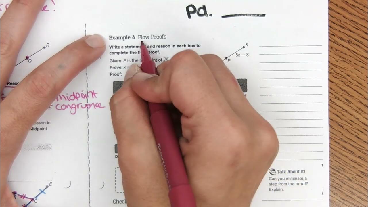 Intro to Proofs Worksheet Part 1| McGraw Hill Textbook Page 156-157 - YouTube