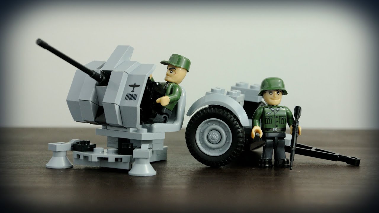 COBI 2 cm Flak 38 (2181) - recenzja - YouTube