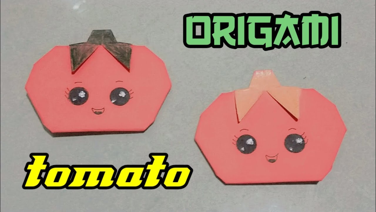 origami tomato - YouTube