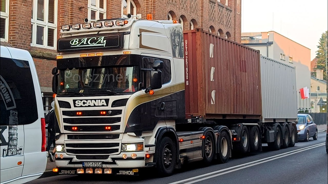 Scania R500 V8 Open pipe Baca Transport "Janosik" / Wałcz - YouTube