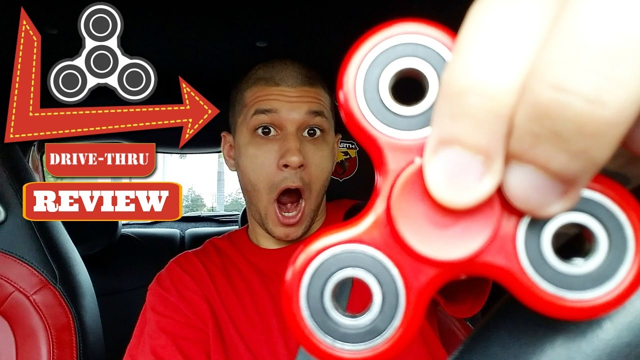 Red Fidget Spinner Unboxing & Review - Drive Thru Review #2 - YouTube