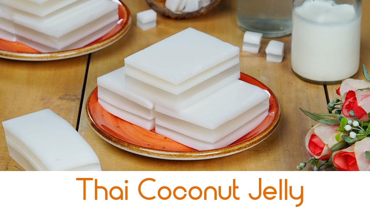 Thai Coconut Jelly / थाई कोकोनट जेली - YouTube