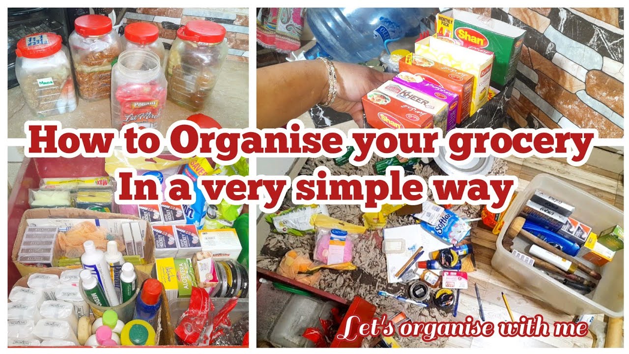 how to organize your grocery & pantry | smartly organised your life ...