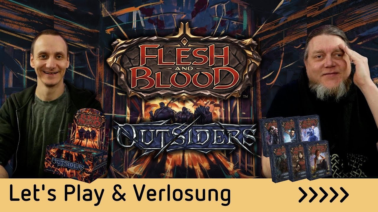Flesh and Blood: Outsiders – Verlosung – Trading Card Game – Let's Play ...