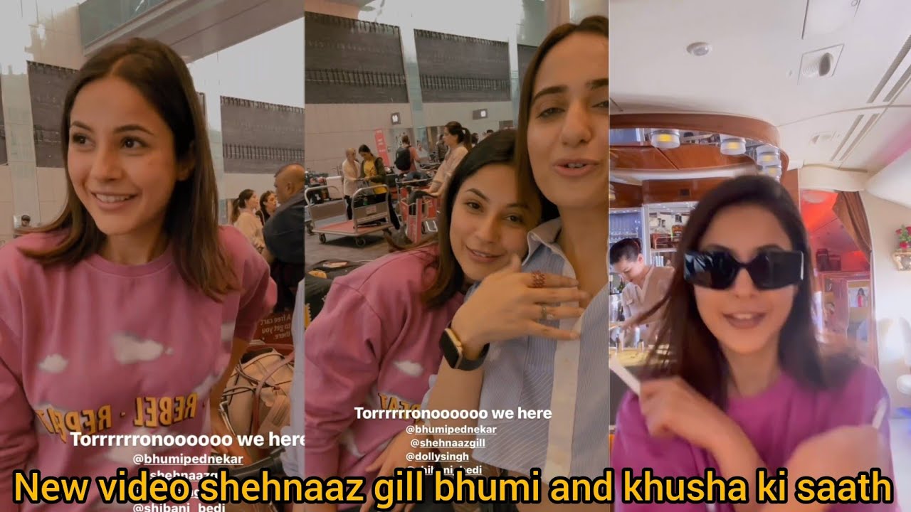 New video Shehnaaz gill bhumi khusha ki saath #sidnaaz - YouTube