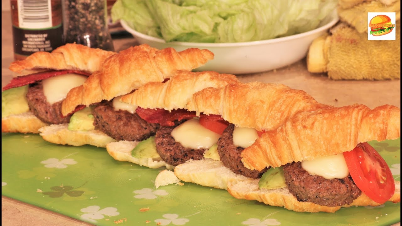 California Croissant Burgers ( Burgers239 - " It's Burger Time ...