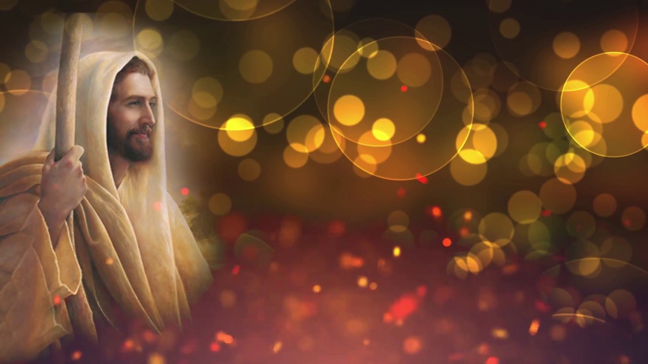Jesus with motion background_-_vfx footage - YouTube