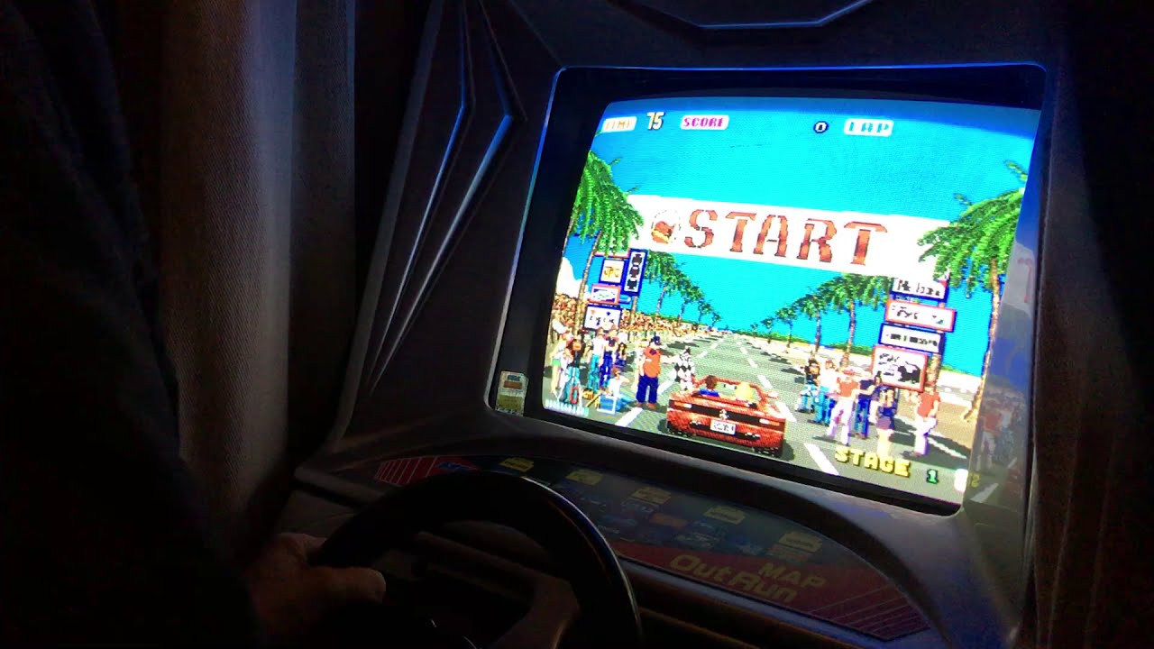 Sega OutRun Original Arcade Machine - 47,316,430 points in 4m49s (with ...