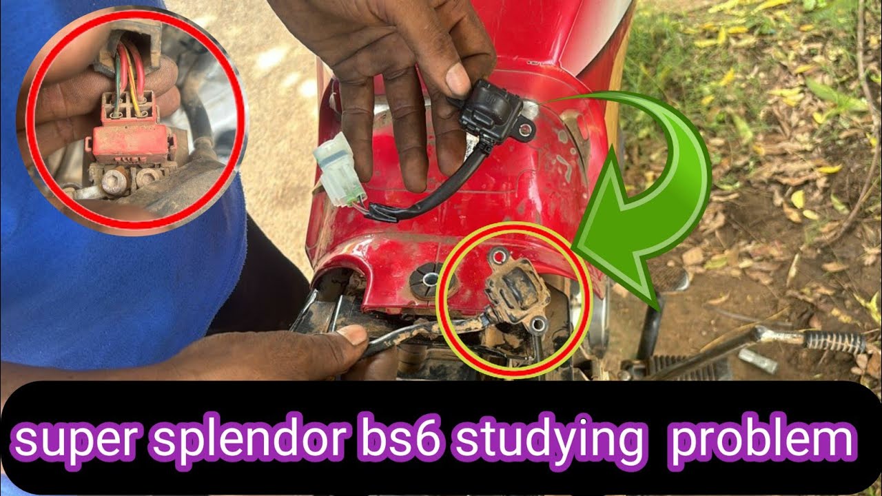 Hero splendor bs6 bank angle sensor problem // starting problem - YouTube