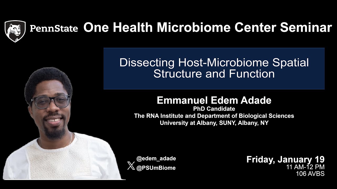 Dissecting Host-Microbiome Spatial Structure and Function | Emmanuel ...