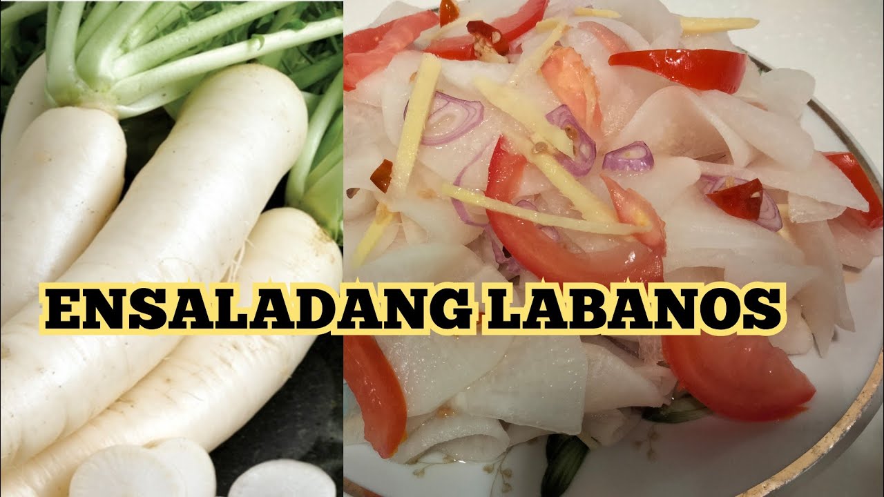 ENSALADANG LABANOS | Labanos Salad Recipe - YouTube