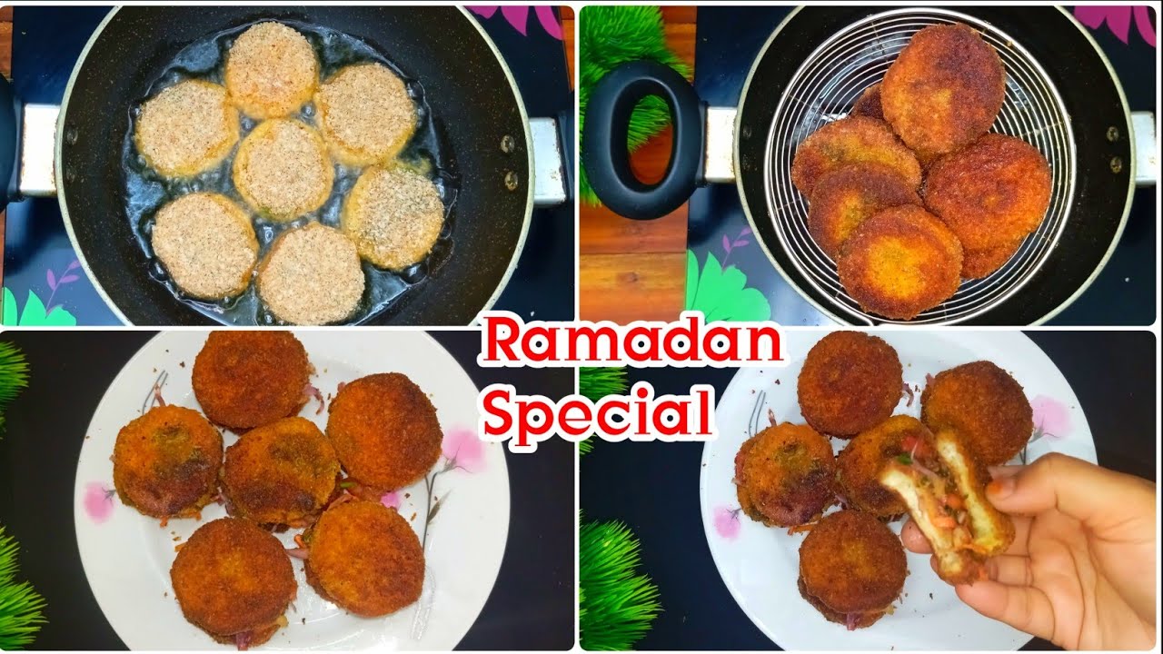 10-Minute Easy & Crispy Bread Sandwich Coin | Easy Ramadan Iftar Snack ...