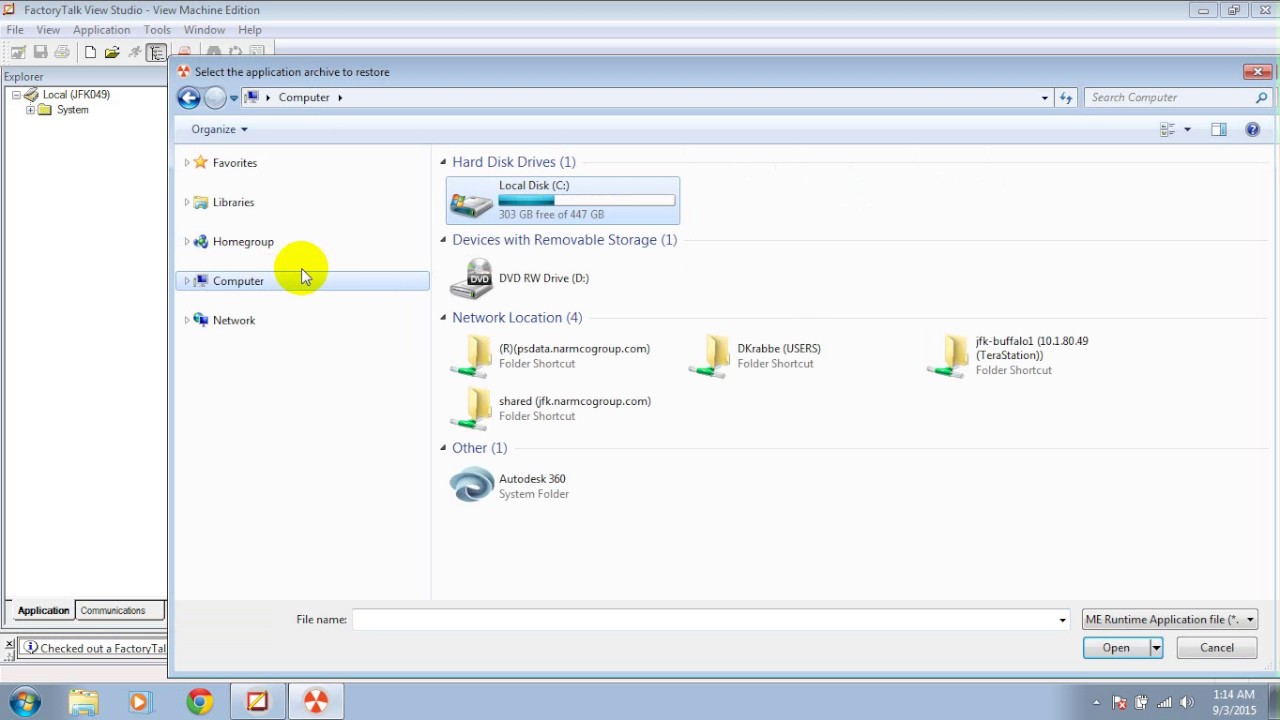 FT View Restoring Runtime File - YouTube