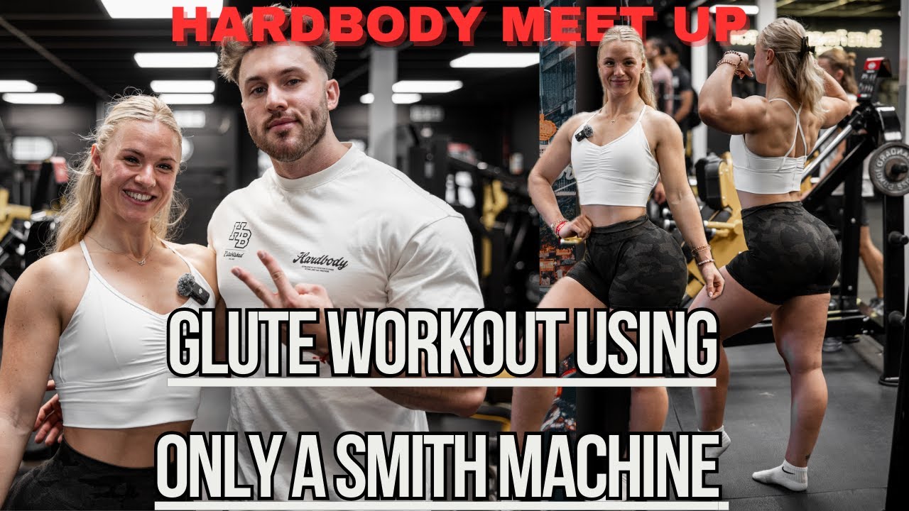 Glute Workout Using ONLY A Smith Machine - Hardbody Meet Up - YouTube