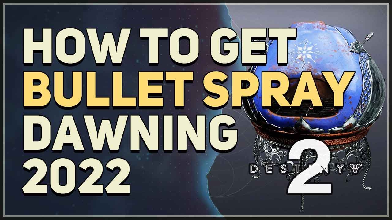 How to get Bullet Spray Destiny 2 - YouTube
