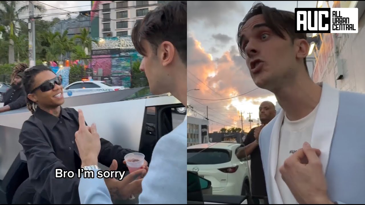 "I Saw You Look At My Girl" Swae Lee Gets G-Checked By Son Of Richest ...