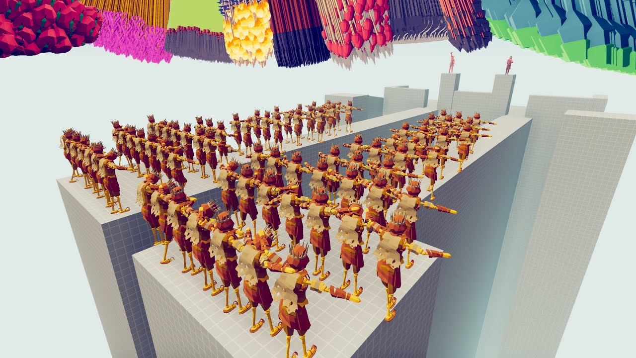 Secret Unit Evils Army vs All Ranged Unit Army Tabs - Totally Accurate ...