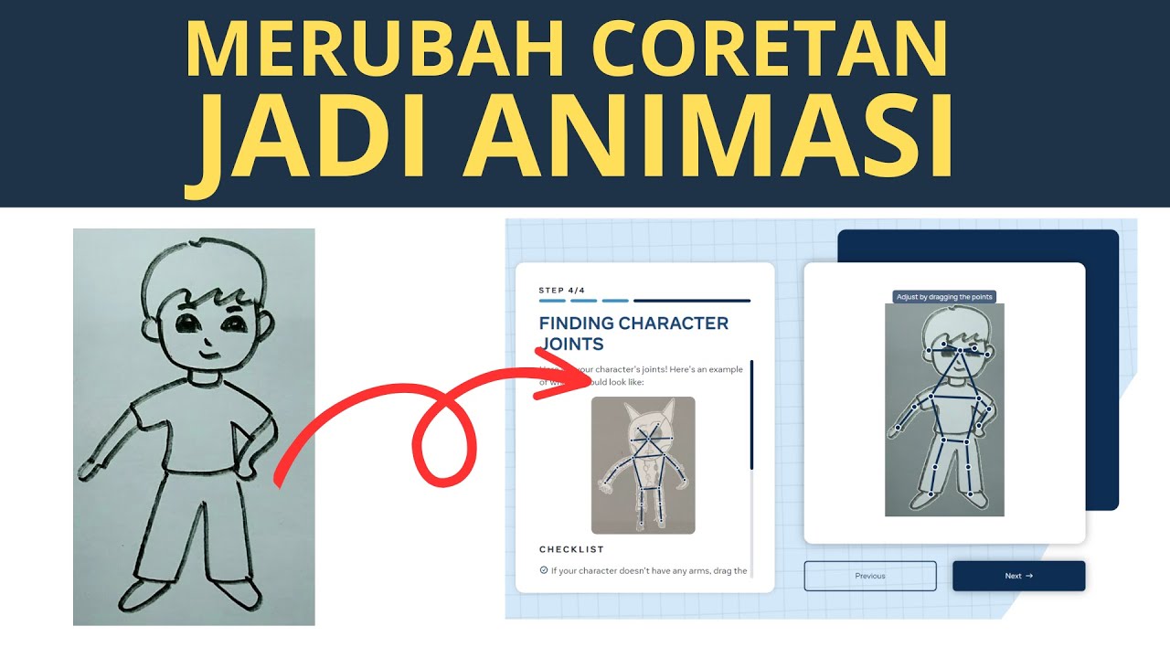 Membuat Coretan Menjadi Animasi Otomatis - YouTube