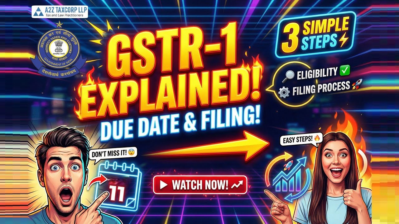 GSTR-1 Explained in Simple Steps | Due Date, Eligibility & Filing ...