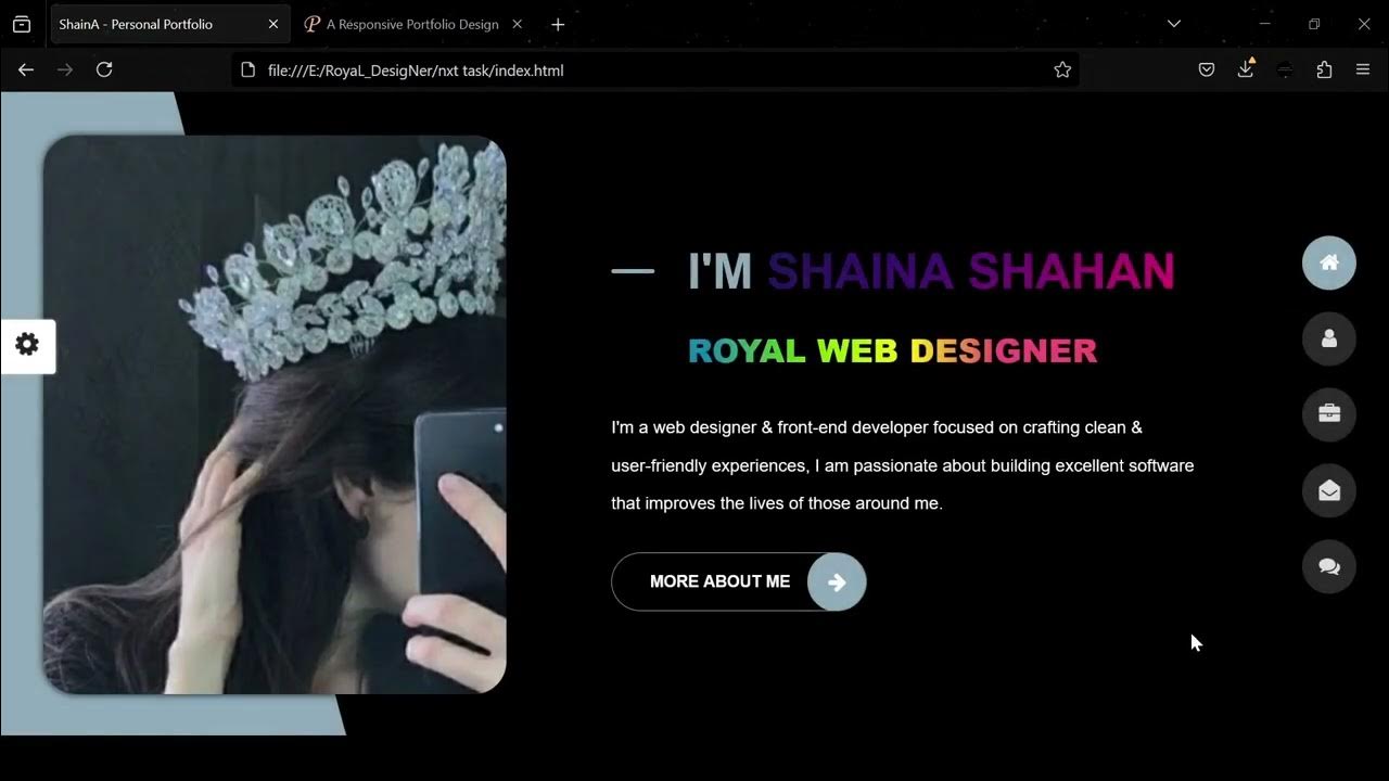 Animate Your Portfolio Website: A Creative Journey with HTML, CSS and JavaScript - YouTube