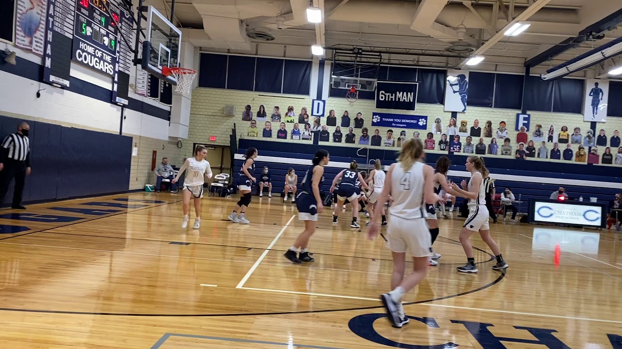 Tess Ford hits 3-pointer for Chatham with 38 seconds left - YouTube