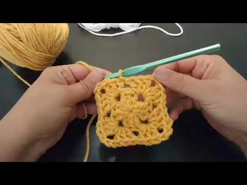 How To Start Granny Square With Magic Circle