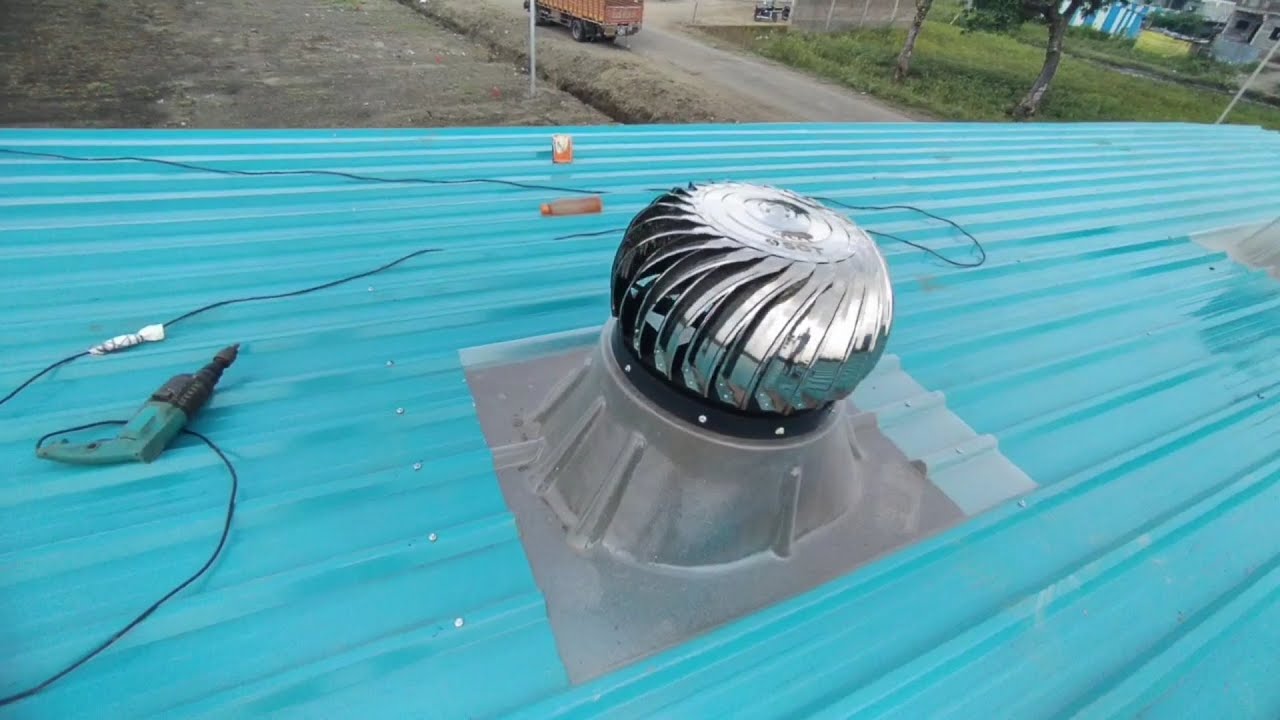 Shed airesose Air Ventilator shed making and fitting - YouTube