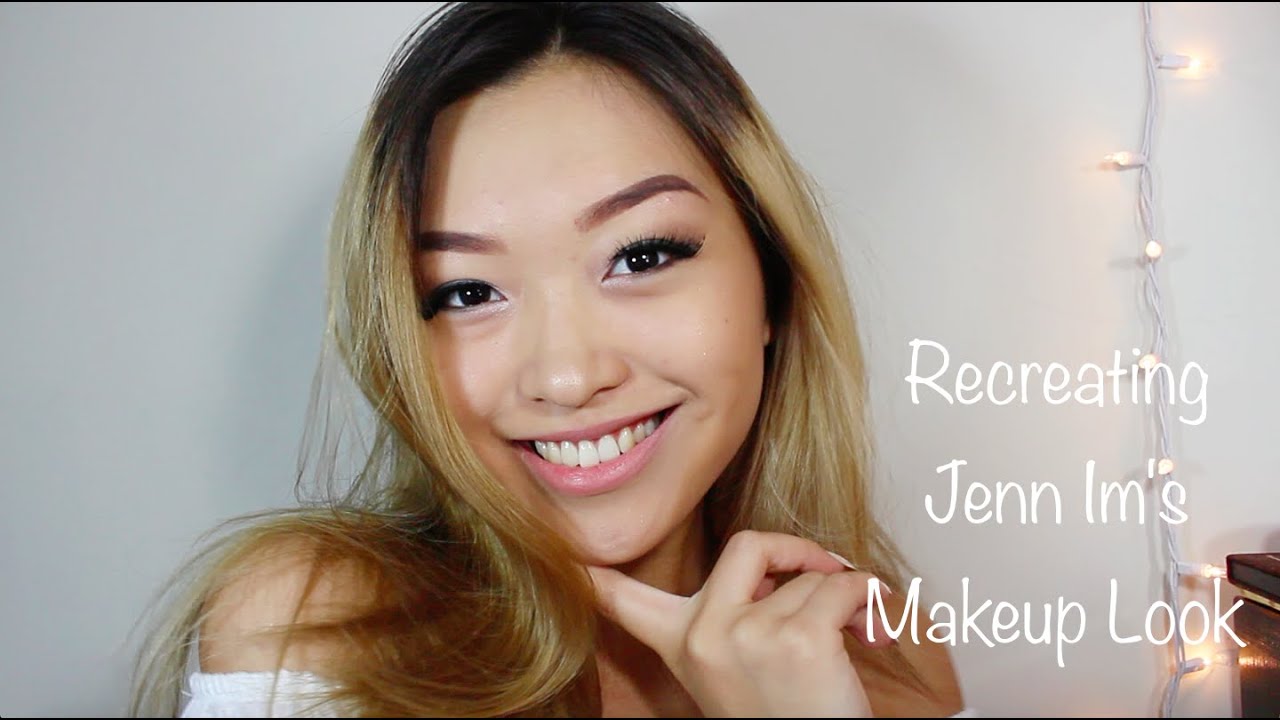 RECREATING JENN IM'S MAKEUP LOOK - YouTube