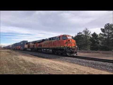 BNSF Double Stack Boulder Colorado 12/21/2018 (Unremarkable) - YouTube