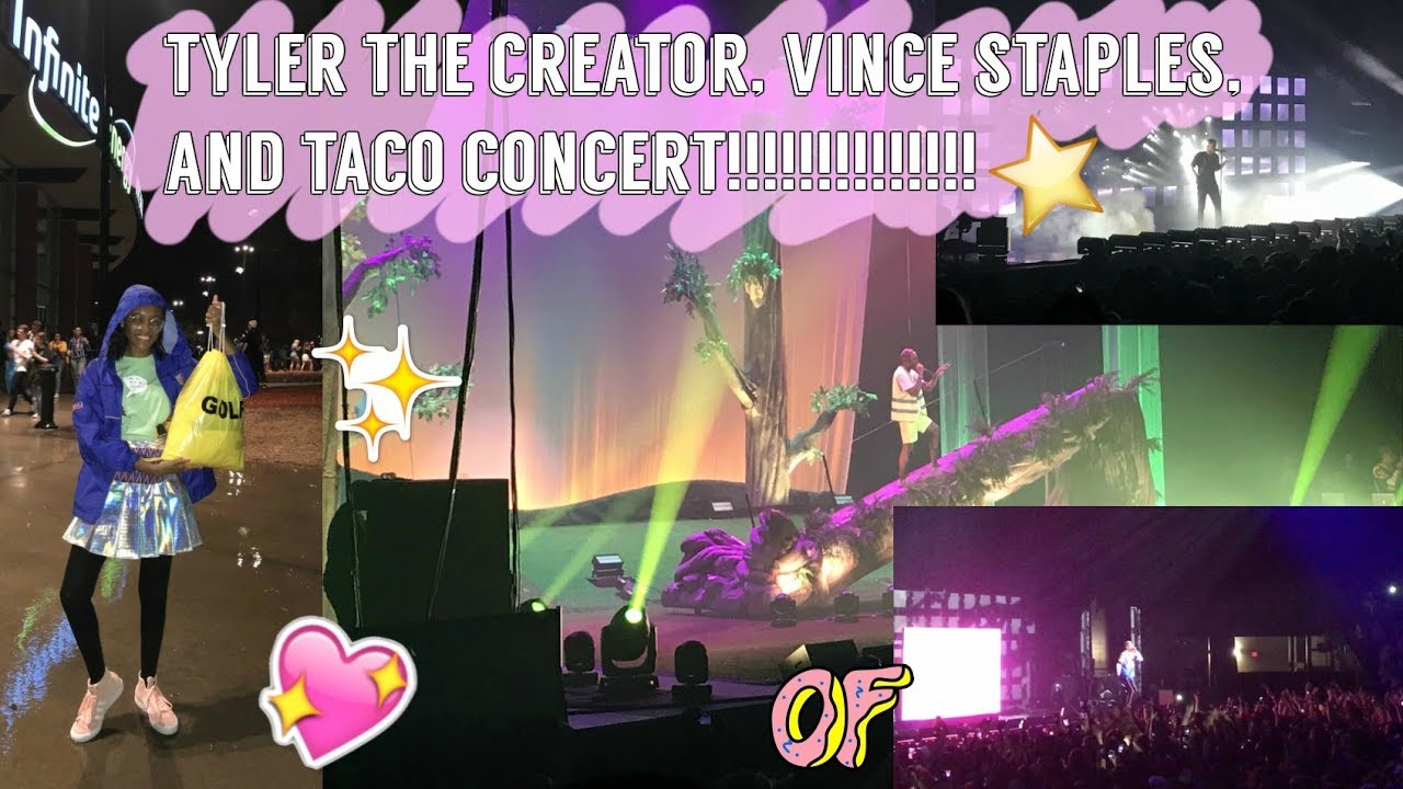 TYLER, THE CREATOR, VINCE STAPLES, AND TACO CONCERT!!!!! | HIGHLIGHT OF ...